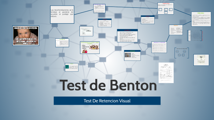 Test de Benton by Giancarlo Tejada Luglio on Prezi