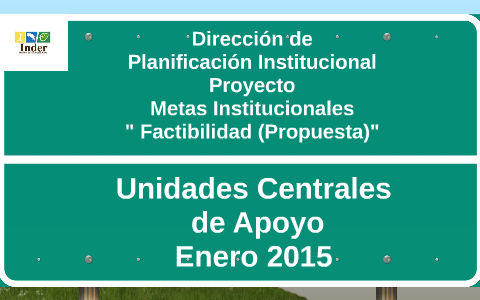Metas Institucionales by Carlos Montero