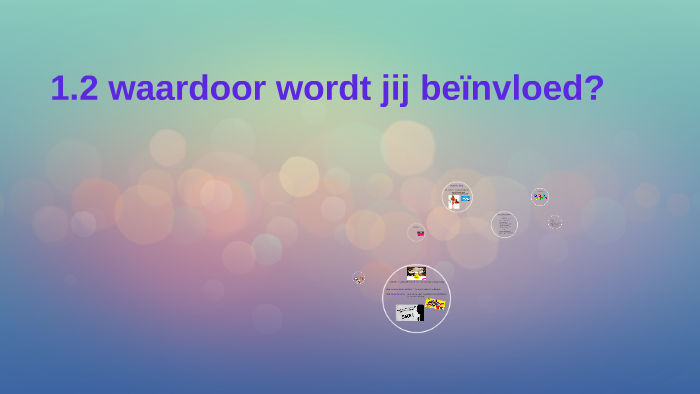 1.2 waardoor wordt jij beïnvloed? by k bro on Prezi