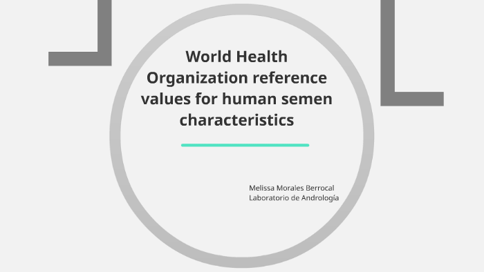 World Health Organization reference by on Prezi
