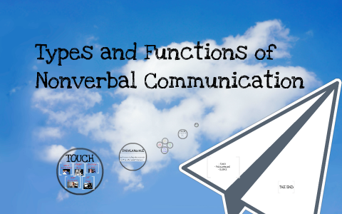 Types and Functions of Nonverbal Communication by Tony West on Prezi