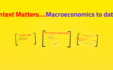 Context Matters....Macroeconomics to date by Mike Behan on Prezi
