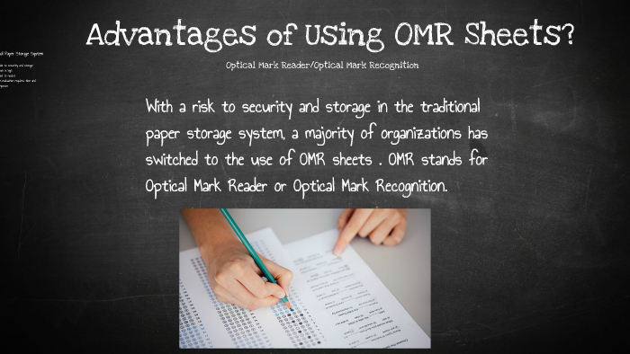 Advantages of Using OMR Sheets by Anny Watson on Prezi