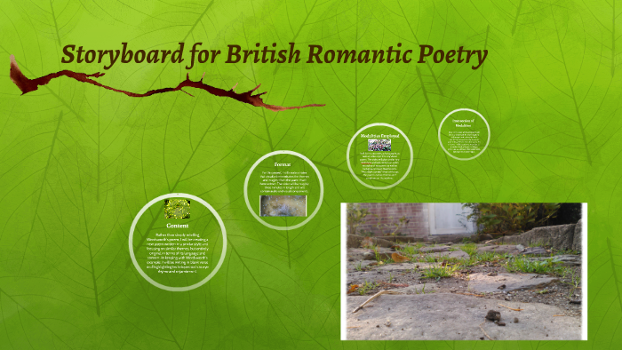 Storyboard for British Romantic Poetry by Tori Giordano on Prezi