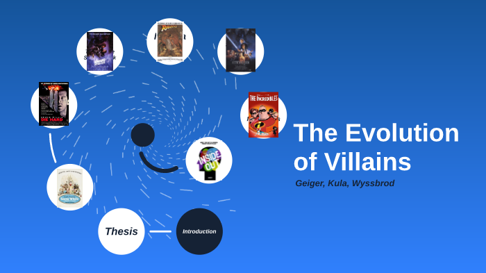 The Evolution of Villains by Jacob Kula on Prezi