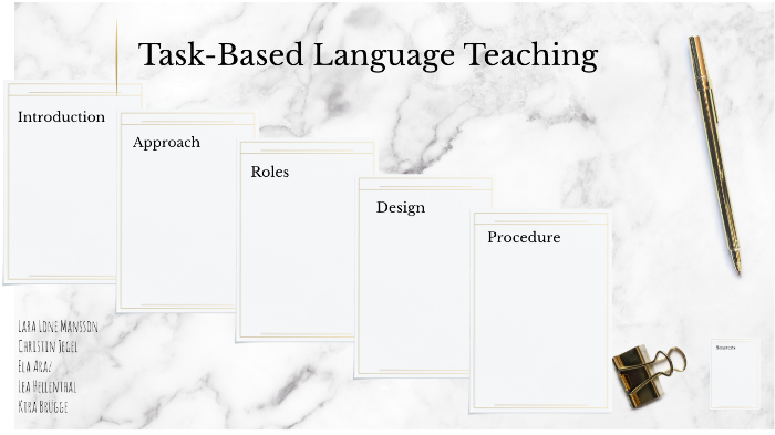 Task-based Language Teaching by Max Mustermann on Prezi