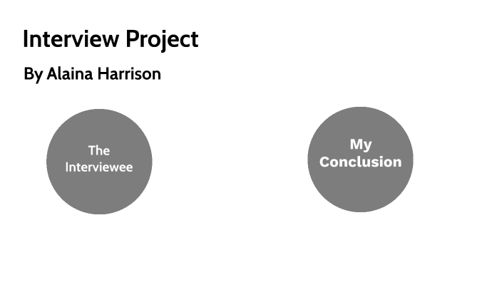 Interview Project by Alaina Harrison on Prezi
