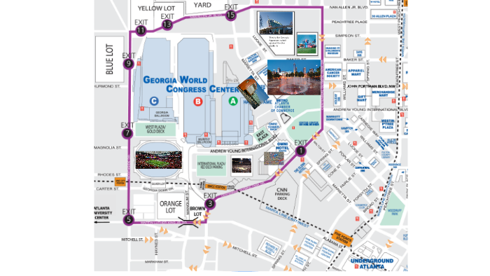 Downtown Atlanta Map by Carson Lindauer on Prezi