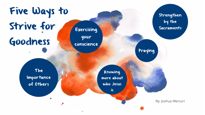 Five Ways to Strive for Goodness by Joshua Mercuri on Prezi
