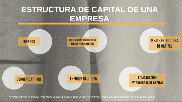 ESTRUCTURA DE CAPITAL by Anthony Rodríguez Soto on Prezi