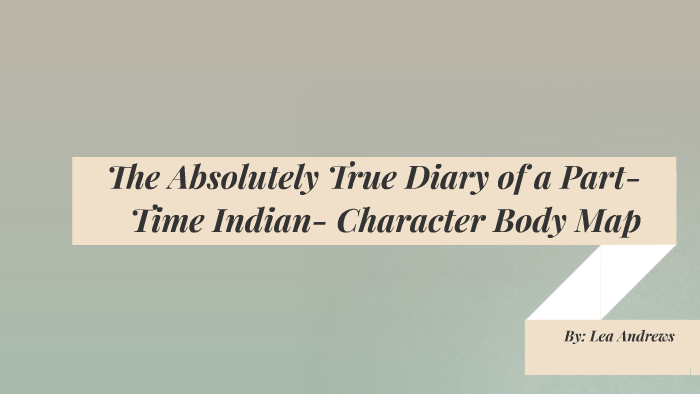 The Absolutely True Diary of a Part-Time Indian - Character Body Map by ...