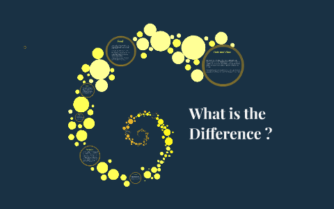What is the Difference ? by Linda Barraza on Prezi
