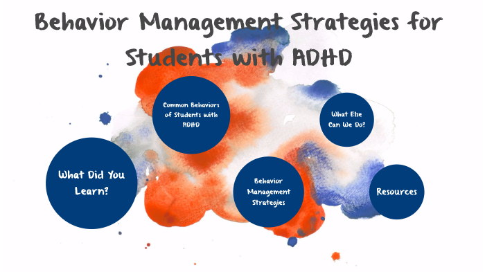 Behavior Management Strategies for Students with ADHD by Hannah ...