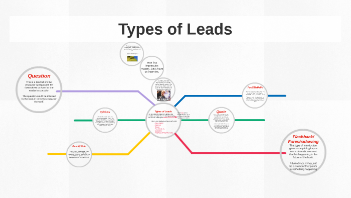 Types of Leads by Tyler Reif on Prezi