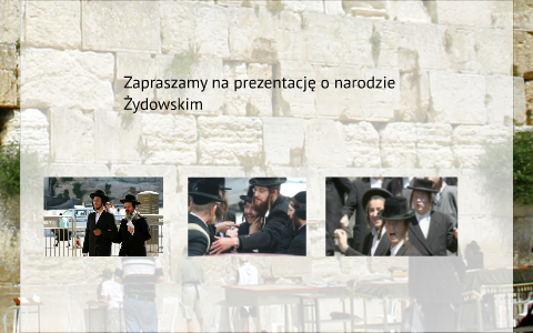 Żydzi – naród semicki zamieszkujący w starożytności Palestyn by Michał ...