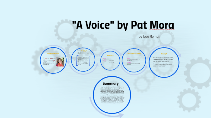 A voice pat mora by jose gregorio roman bolivar on Prezi