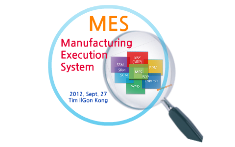 MES (Manufacturing Execution System) by IlGon Kong on Prezi