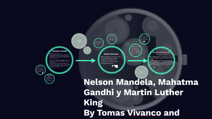 Nelson MandelA, Mahatma Gandhi y Martin Luther King by Tomas Vivanco on ...