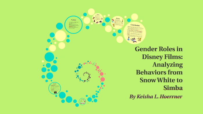 Gender Roles in Disney Films: Analyzing Behaviors from Snow by Rachael ...