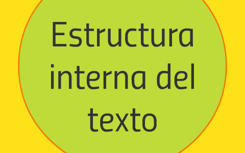 Estructura interna del texto. by on Prezi