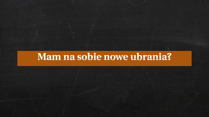 Czym są brudne duchowe ciuchy? by Natalia Stankiewicz on Prezi