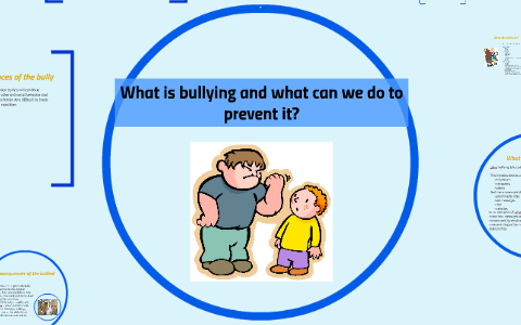 What is bullying and what can we do to prevent it? by vanessa gonzalez ...