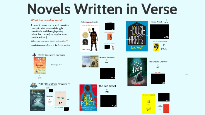 Novels in Verse by Jessica Croutcher on Prezi