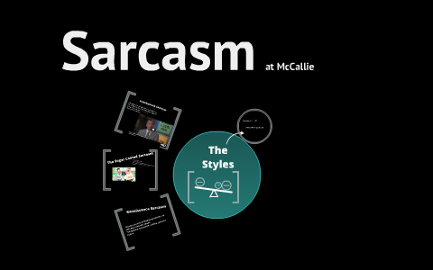 The Various Styles of Sarcasm: A Reflection by Gil Walton on Prezi