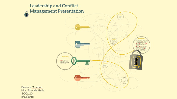 Leadership and Conflict Management Presentation by Charles Sullivan on ...