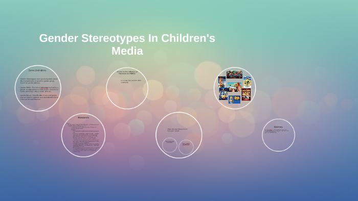 Gender Stereotypes In Childrens TV Shows and Movies by Samantha Straus ...