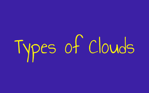 types of clouds by Zachary Goss on Prezi