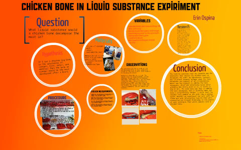 Chicken Bone in Liquid Substance Expiriment by Erin O on Prezi