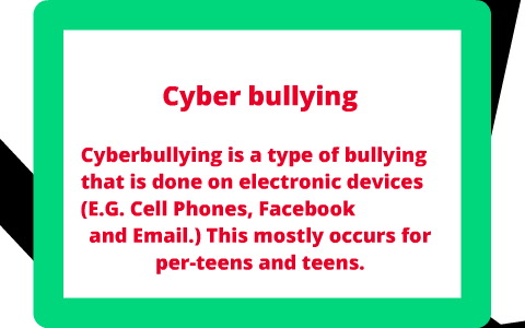 cyberbullying by Emily Hulme on Prezi