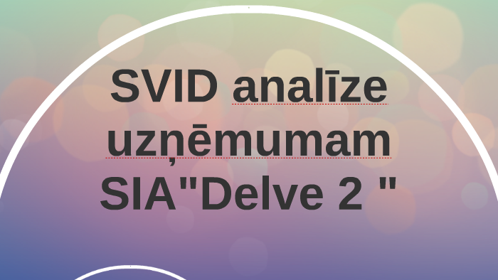 SVID analīze uzņēmumā by Laila Martinova on Prezi