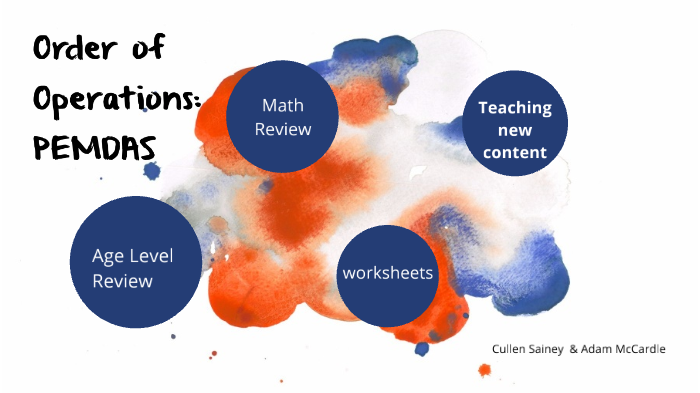 PEMDAS Lesson Plan by cullen sainey on Prezi