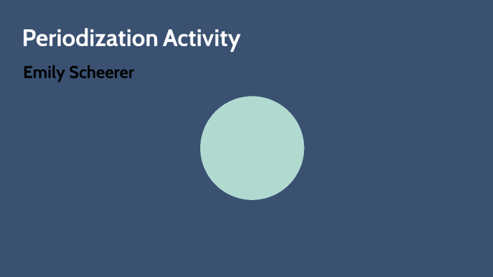 periodization activity by Emily Scheerer on Prezi