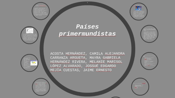 Paises primermundistas by Mayra Carranza on Prezi