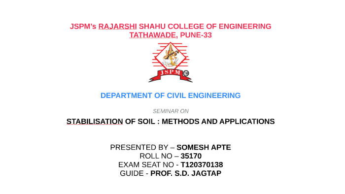 JSPM’s RAJARSHI SHAHU COLLEGE OF ENGINEERING by Somesh Apte on Prezi