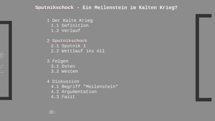 Sputnikschock - Ein Meilenstein im Kalten Krieg? by Otto G on Prezi Next
