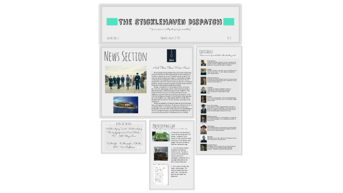 The Sticklehaven Dispatch by Katelyn Lowe on Prezi
