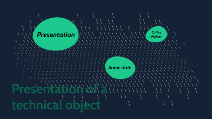 Presentation of a technical object by Thibaut Pouget on Prezi