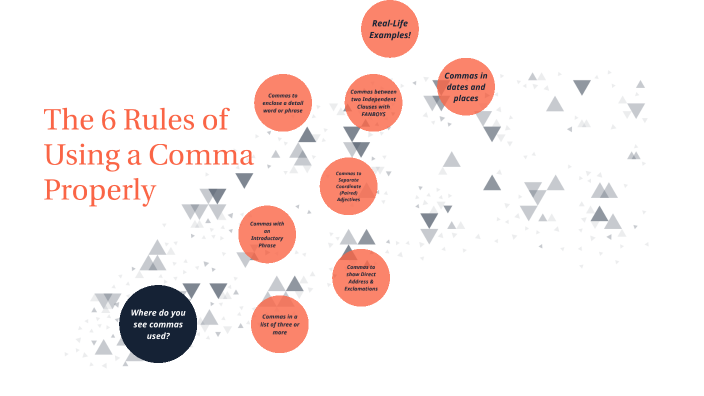 6 Rules of Commas by Michael Dixon on Prezi