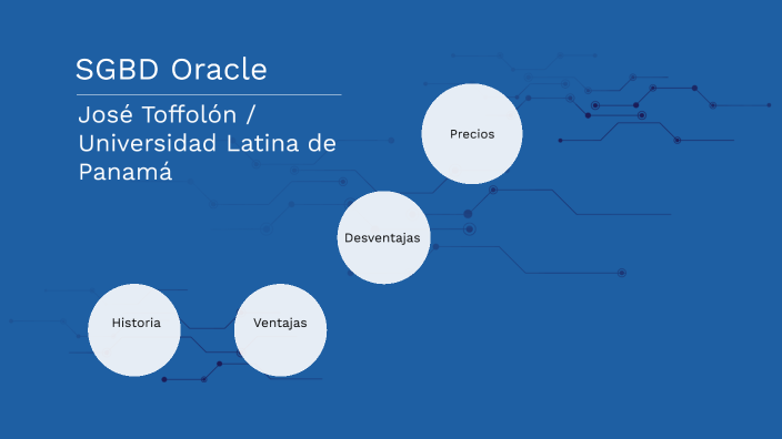 SGBD Oracle by JOSE ANTONIO TOFFOLON on Prezi