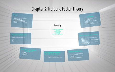 Chapter 2 Trait and Factor Theory by amy kennair on Prezi
