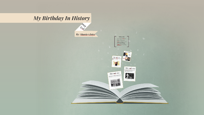 My Birthday In History by Shania Ginter on Prezi