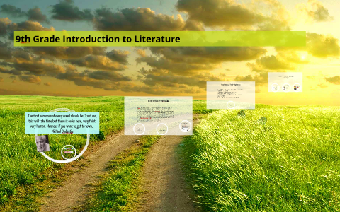 9th Grade Introduction to Literature by on Prezi