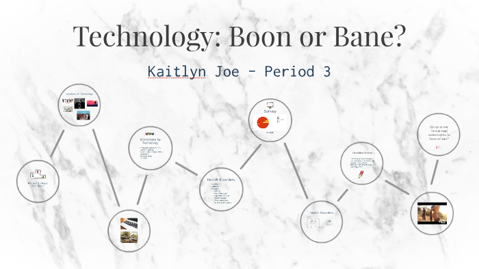 Technology: Boon or Bane? by Kaitlyn Brianne on Prezi