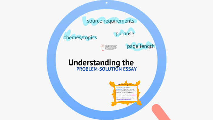 Understanding the Problem Solution Research Essay by Miss Deverin on Prezi