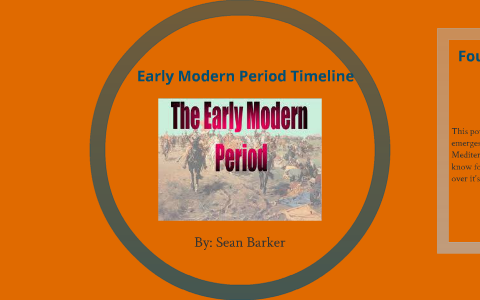 Early Modern Period Timeline by Sean Barker on Prezi