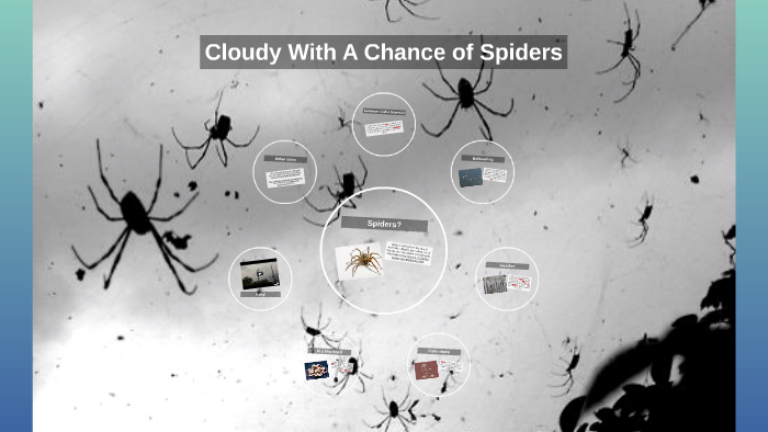 Cloudy with a chance of spiders by on Prezi